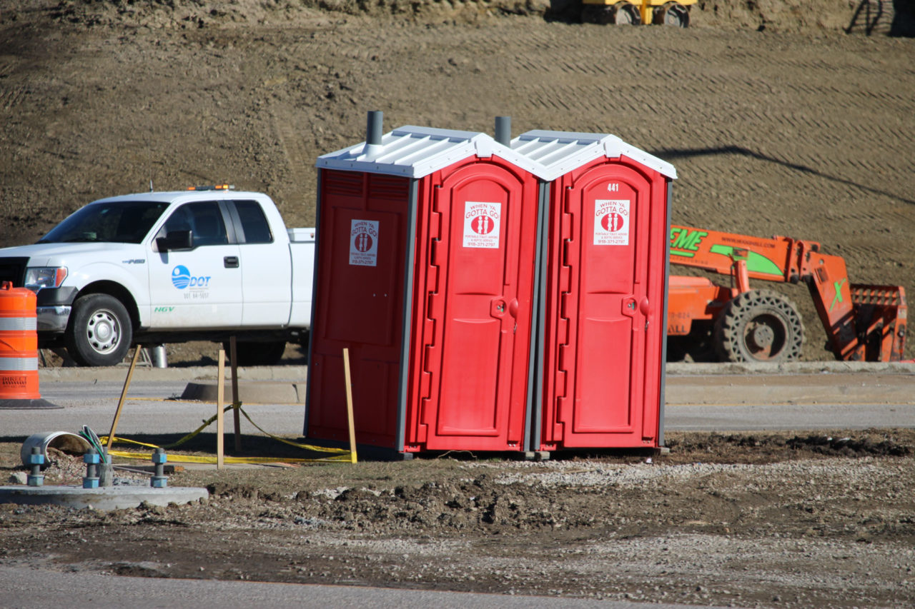 Construction Portable Toilets | WYGG in Oklahoma